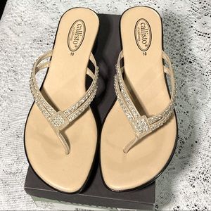 Callisto | Shoes | Nude Callisto Of California Sandal Wedges | Poshmark
